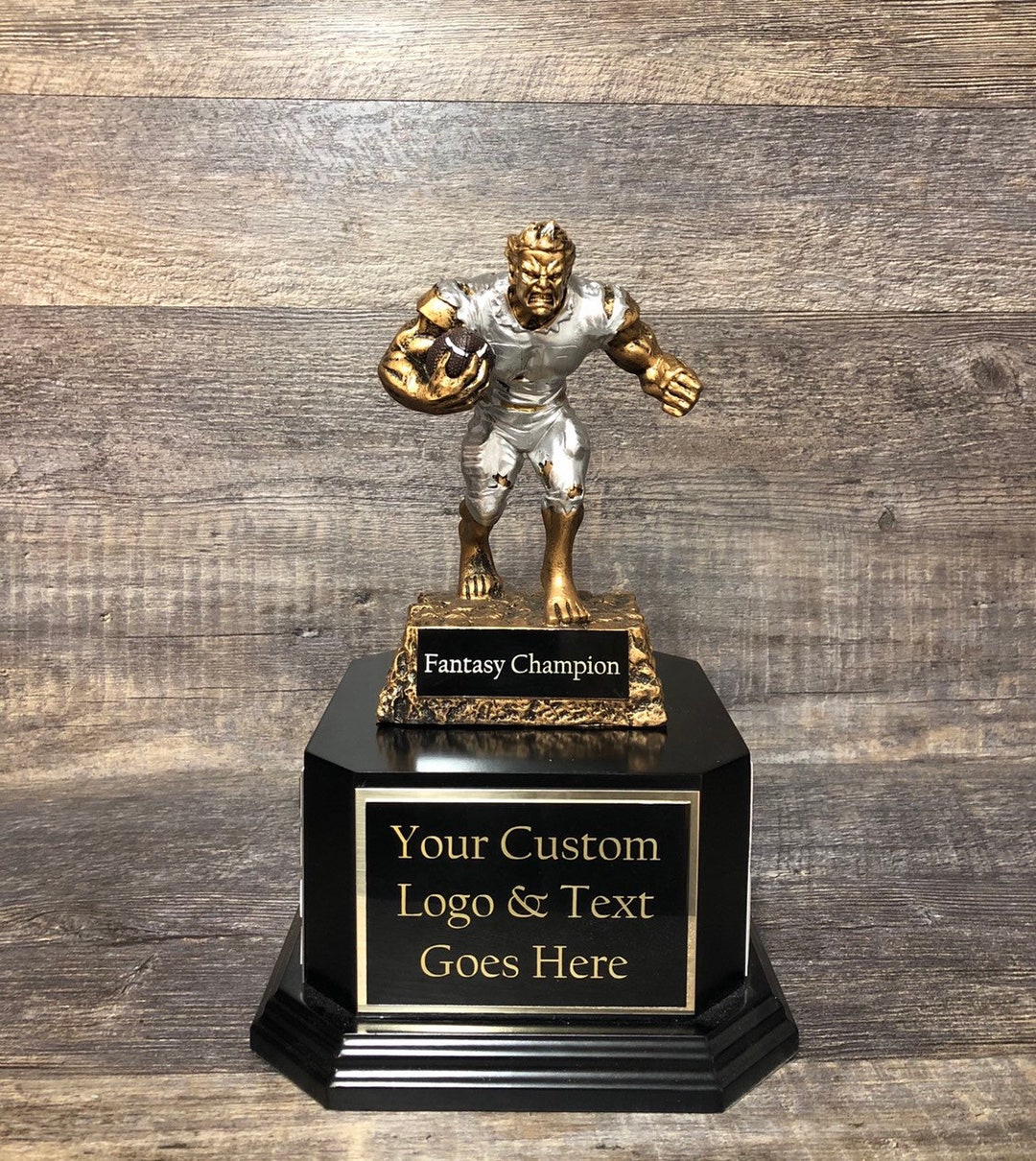 Fantasy Football Trophy FFL Beast Trophy 6 or 12 Perpetual Trophy ...