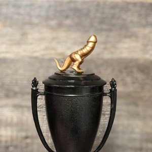 Dickasaurus Funny Trophy Iridescent Cup Award FFL Loser Award Adult ...