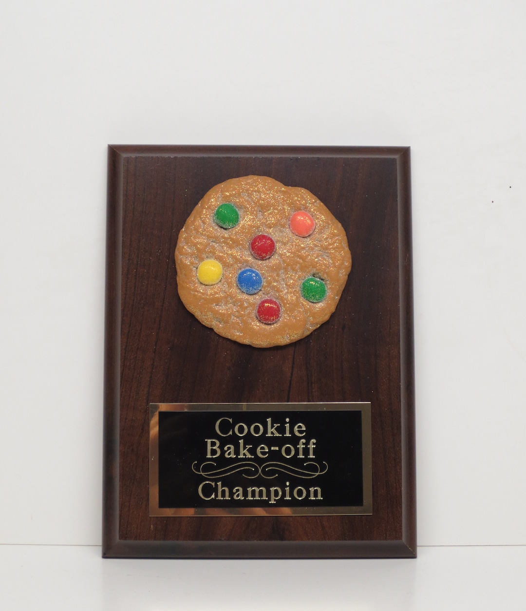 Cookie Bake off Trophy 5 X 7 Plaque Best Original Cookie Award M & M ...