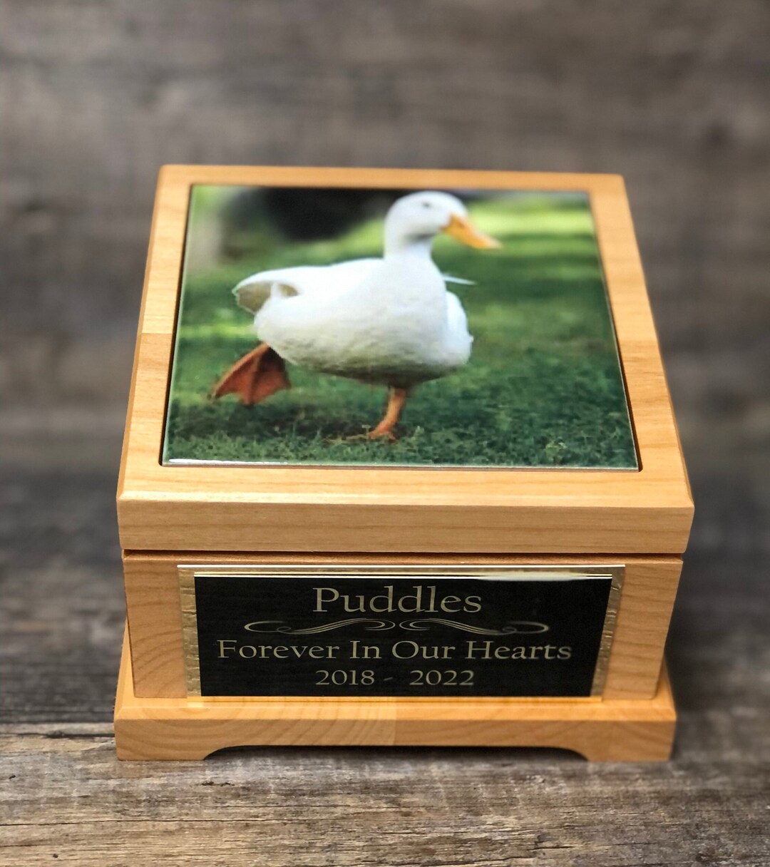 Duck Urn Small Animal Pet Urn Bird Chicken Hen Rooster Urn Pet Memorial ...