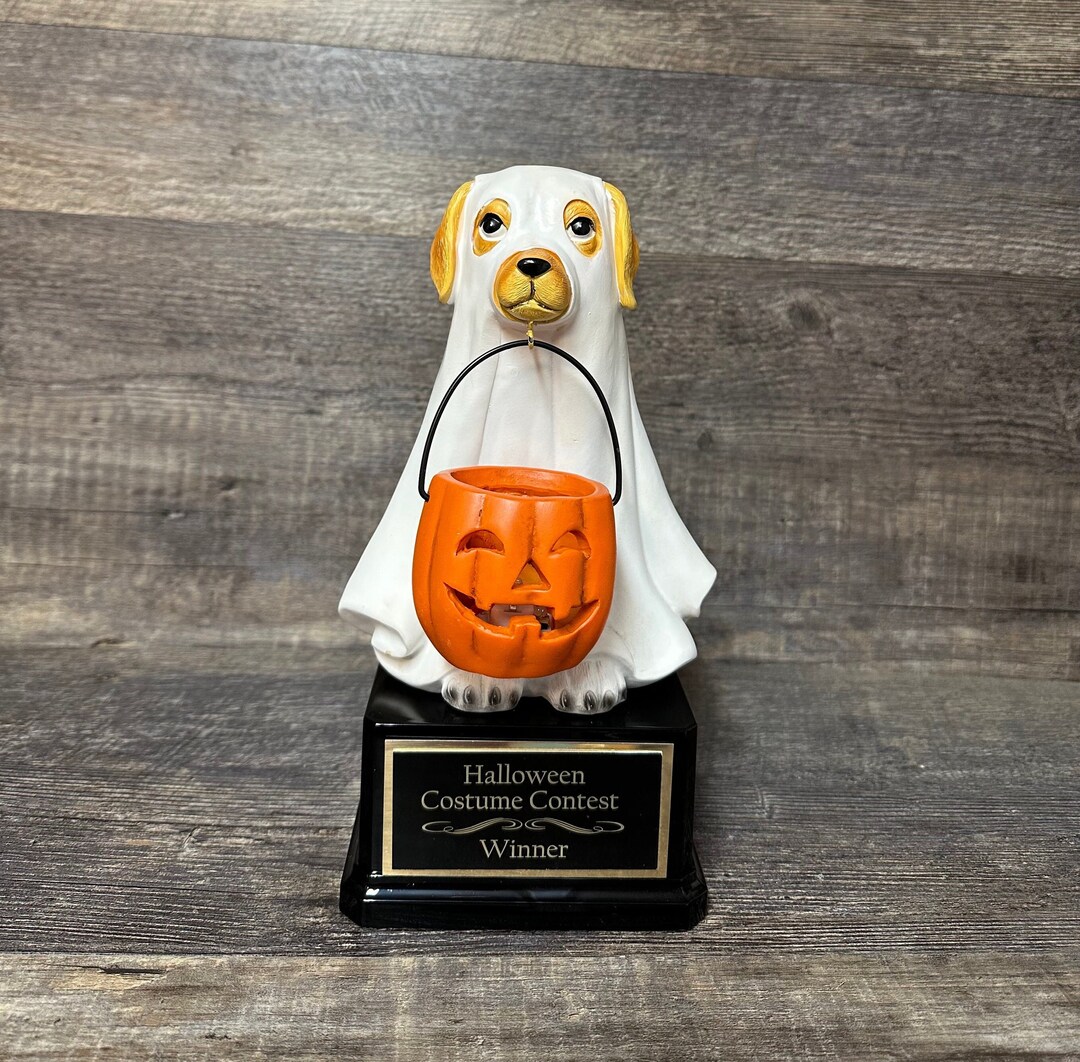 XL Dog Halloween Trophy Best Howl-o-ween Costume Contest Pumpkin ...