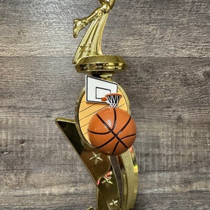 Madness Basketball Trophy Bracket Champion Award FBBL FBL Basketball 13 ...
