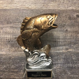 Bass Trophy Fishing Trophy Fishing Derby Tournament Trophy Award ...