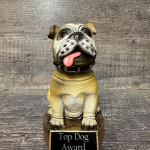 Dog Trophy Bobblehead Top Dog Award Achievement Award Victory Trophy ...