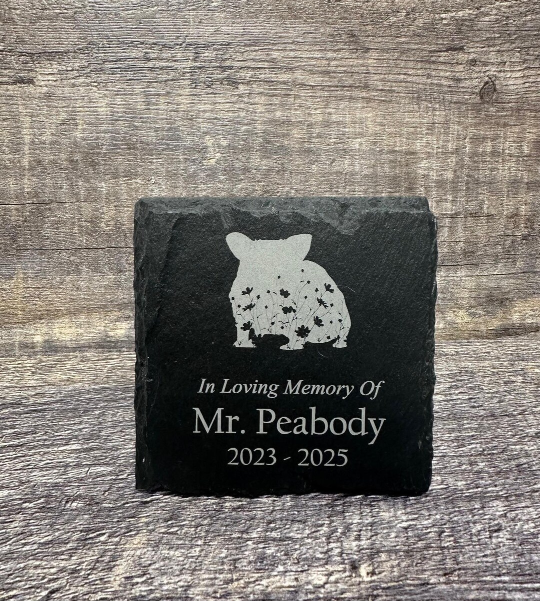 Hamster Memorial Stone Pet Memory Stone Pet Loss Gift Grave Marker ...