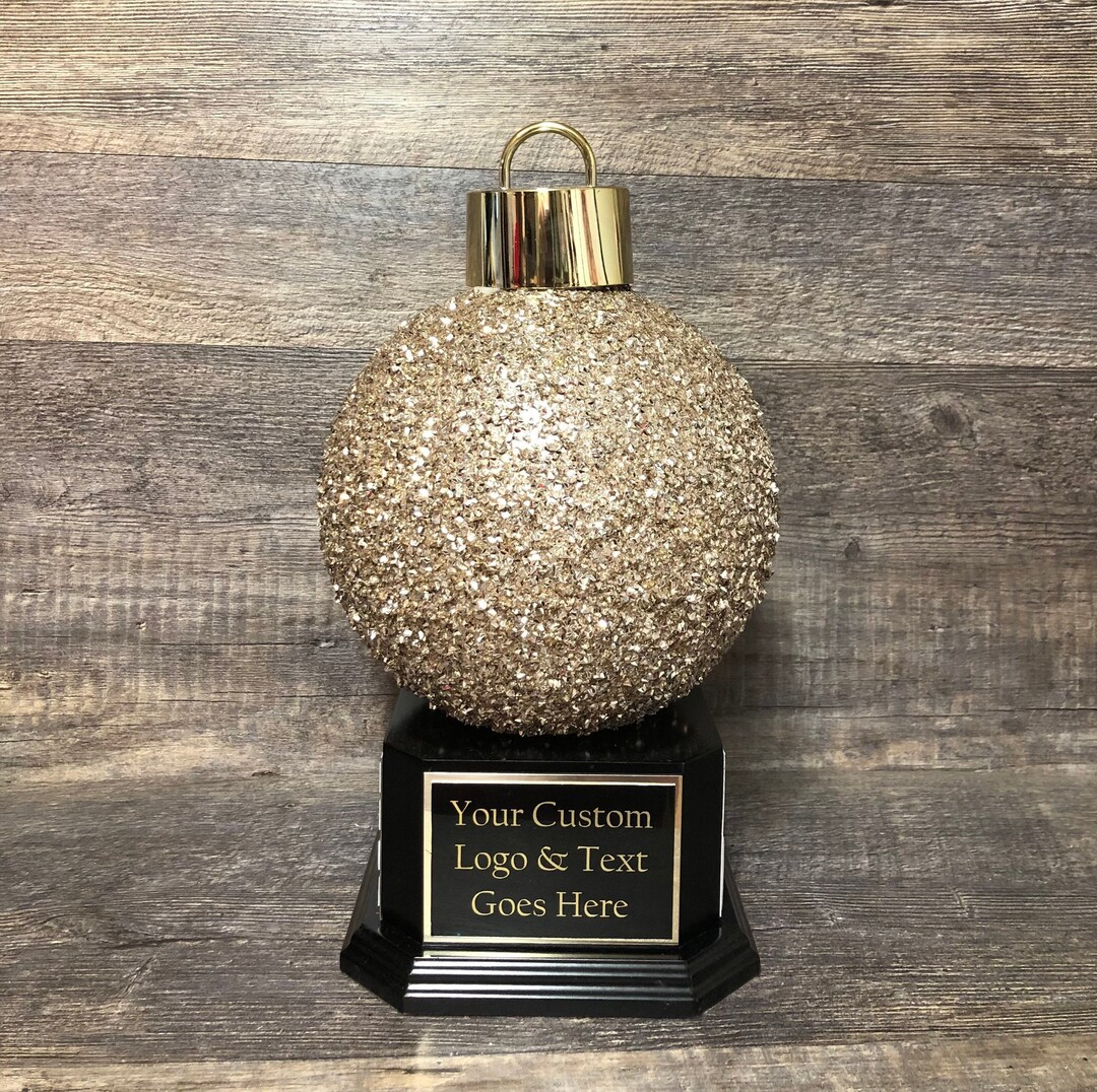 Best Decorated House Christmas Trophy Perpetual Neighborhood Office ...