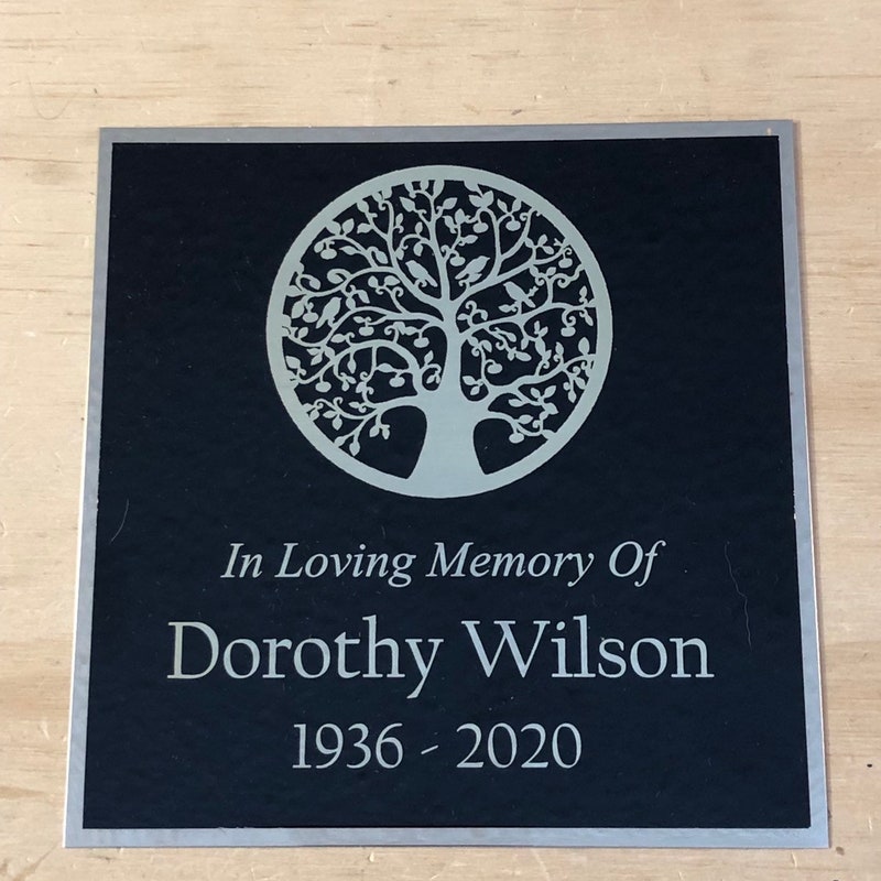 Memorial Plaque for Tree - Etsy