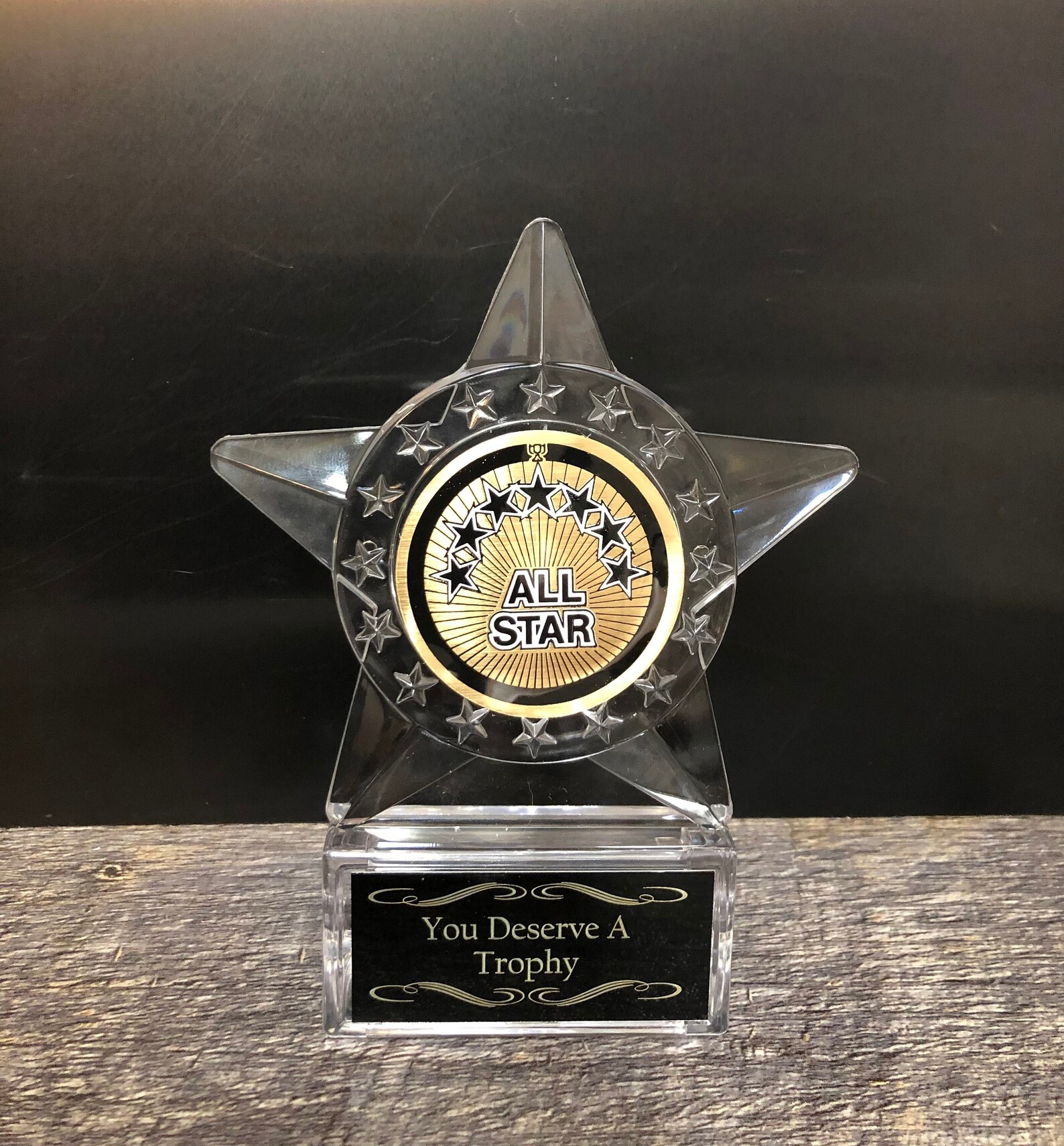Personalized Mini Star Trophy You Deserve A Trophy Best Boss Trophy ...