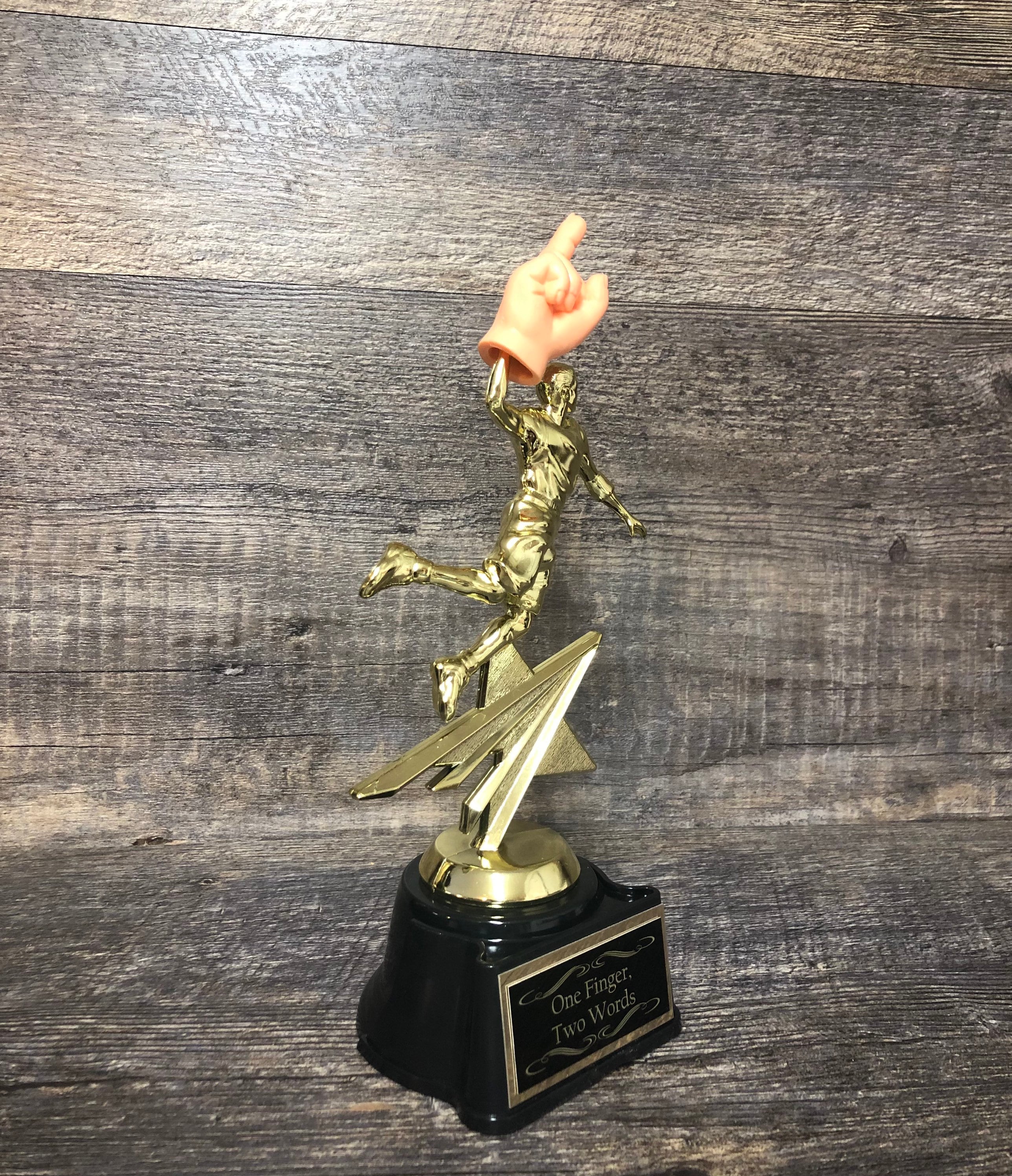 Funny Trophy Middle Finger Gag Gift Adult Humor Friend - Etsy Australia