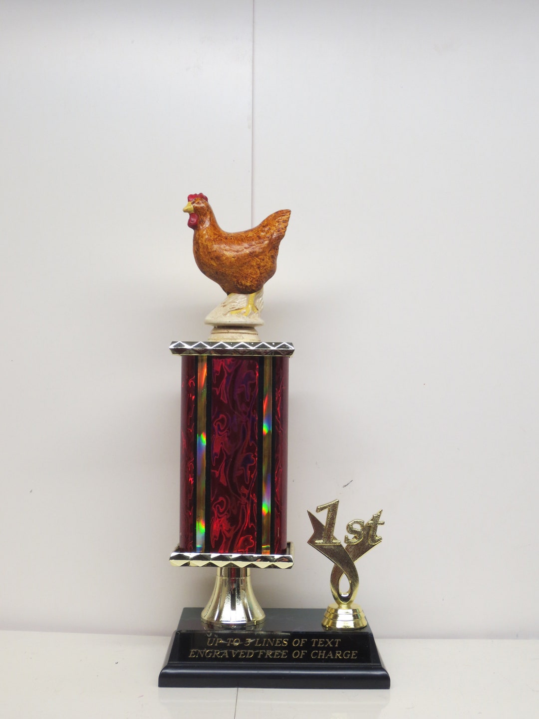 BBQ Trophy Best Chicken Wings BBQ Cook off Trophy Hot Wings Champion ...