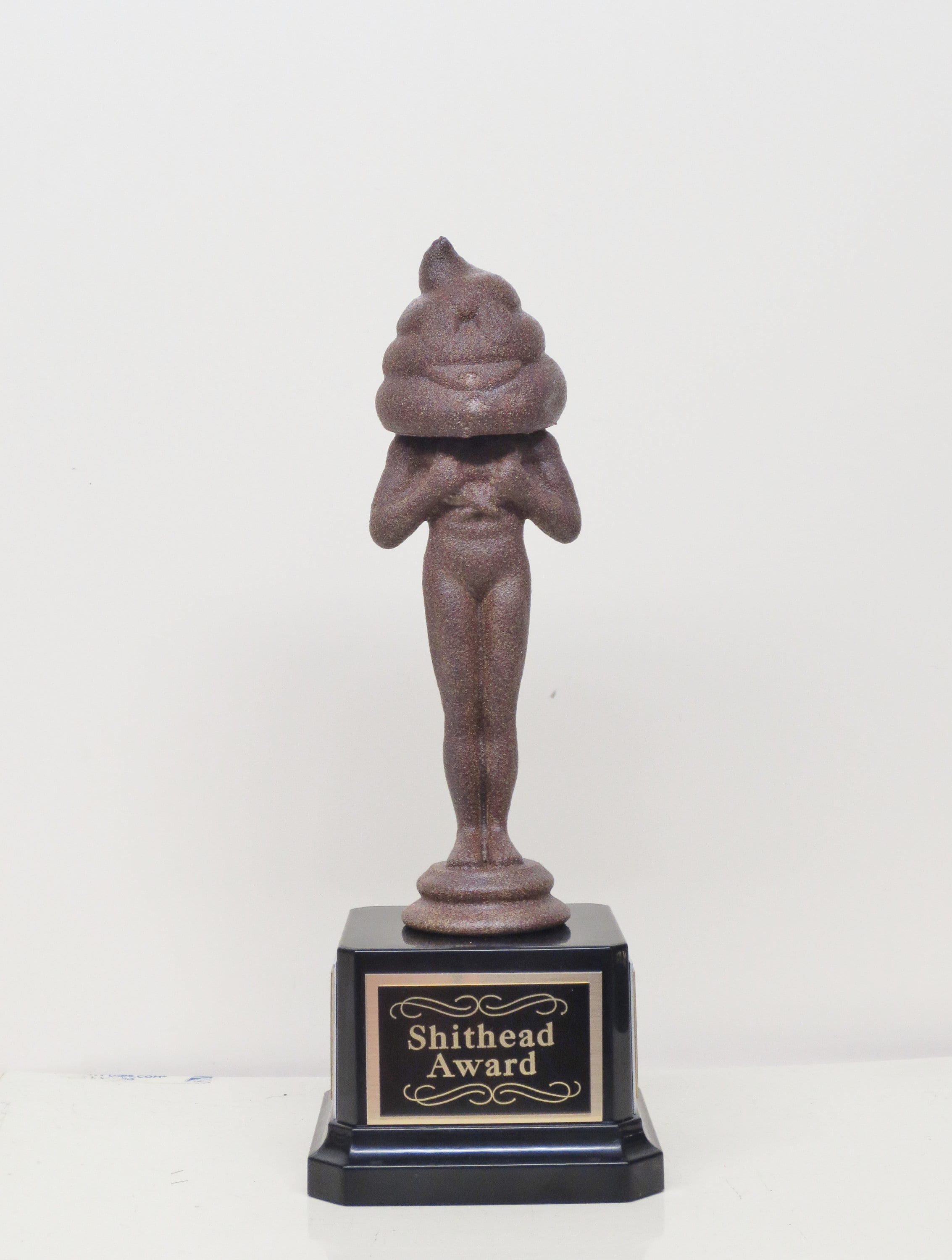 Funny Trophy Shit Head or Poop Head Award Full of Shit Fantasy | Etsy