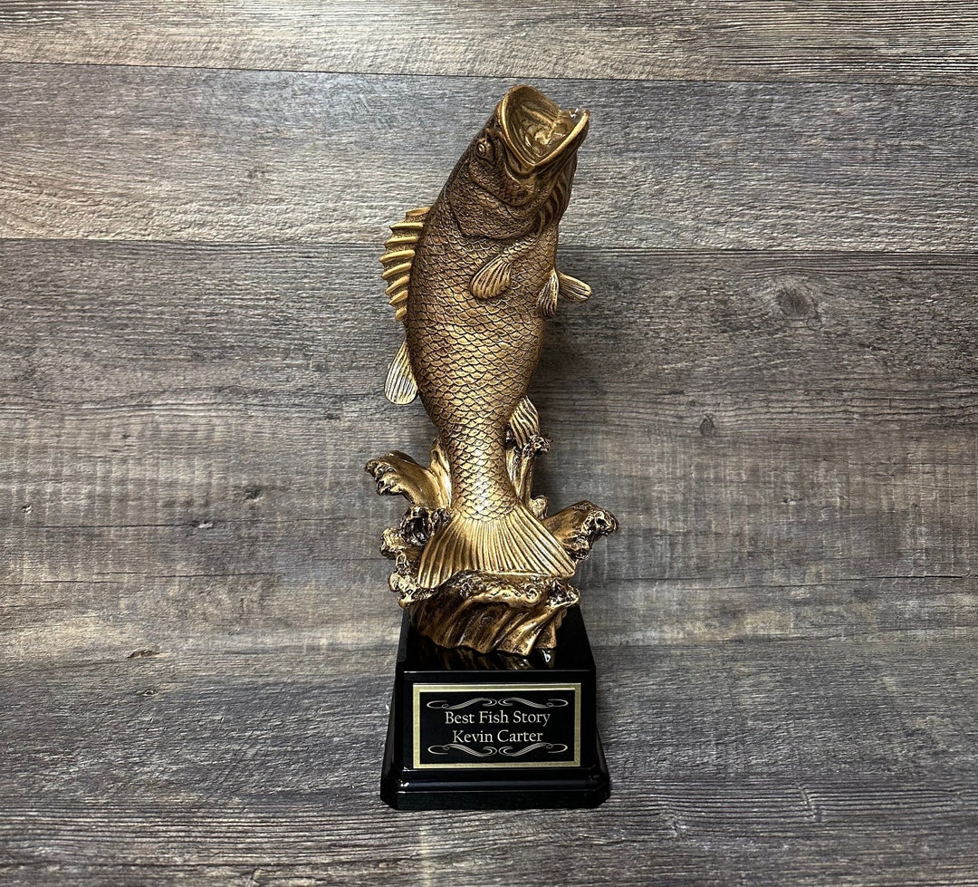 Bass Fish Trophy Fishing Trophy Fishing Derby Tournament Trophy Award ...
