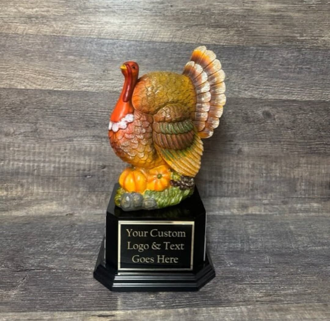 Turkey Bowl Thanksgiving Family Football Trophy Perpetual Fantasy ...