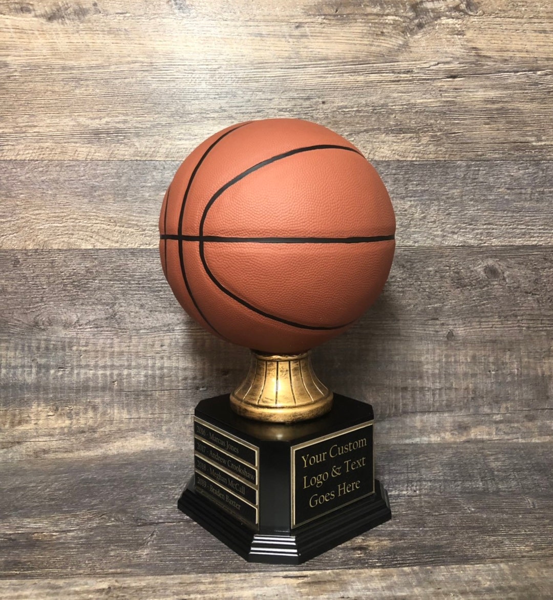 Basketball Trophy FULL SIZE Realistic Fantasy Basketball League Trophy ...