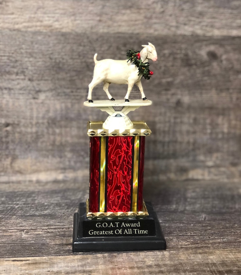 GOAT Trophy Greatest of All Time Corporate Award Trophy - Etsy