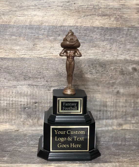 FFL Perpetual Funny Trophy Shit Head or Poop Head Award Full | Etsy