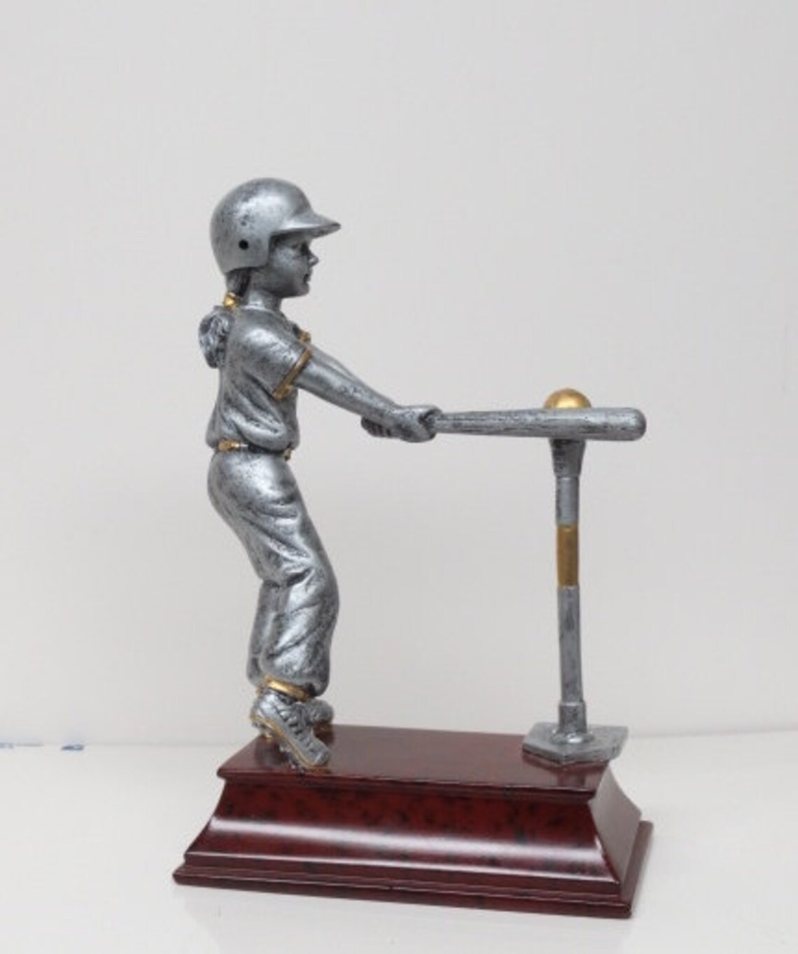 T-ball Baseball Trophy Personalized Trophy Sports Award Jr League Girls ...