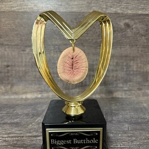 Biggest Butthole Funny Trophy Loser Trophy Last Place Trophy Asshole ...