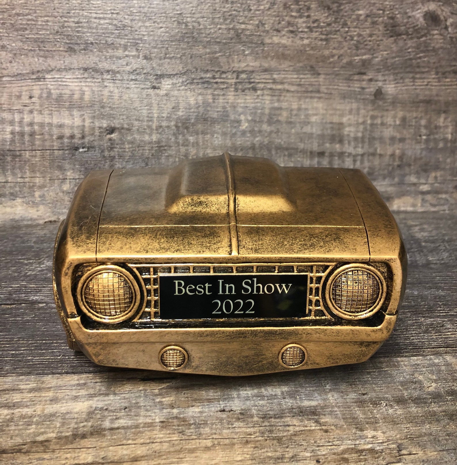 Car Show Trophy Car Grill Hot Rod Racing Trophy Antique Gold Award ...