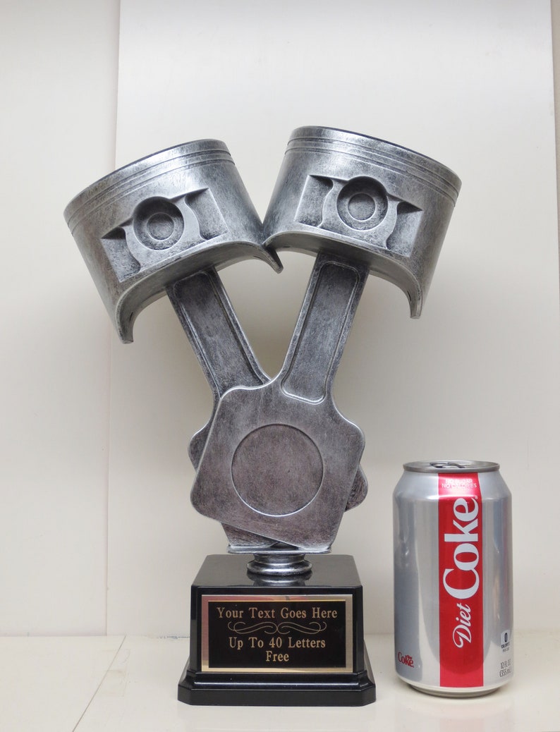 Racing Trophies Car Show Trophies Set of 3 Custom Rods & Pistons Hot ...