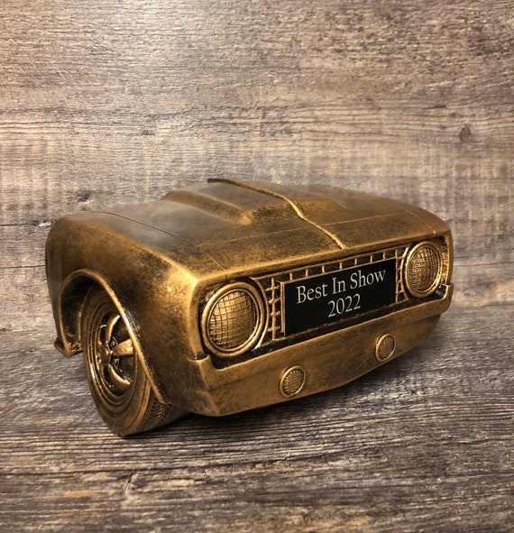 Car Show Trophy Car Grill Hot Rod Racing Trophy Antique Gold | Etsy