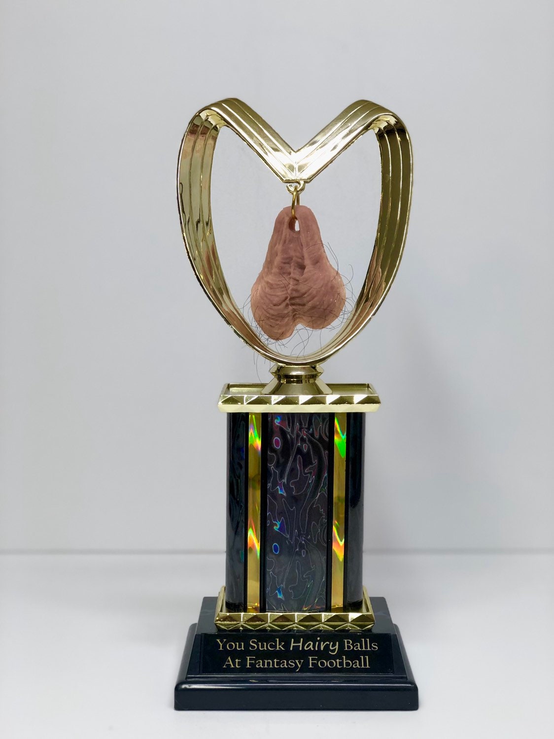 Fantasy Football HAIRY Balls Sacko Loser Trophy Last Place FFL | Etsy