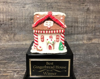 Gingerbread House Trophy - Etsy