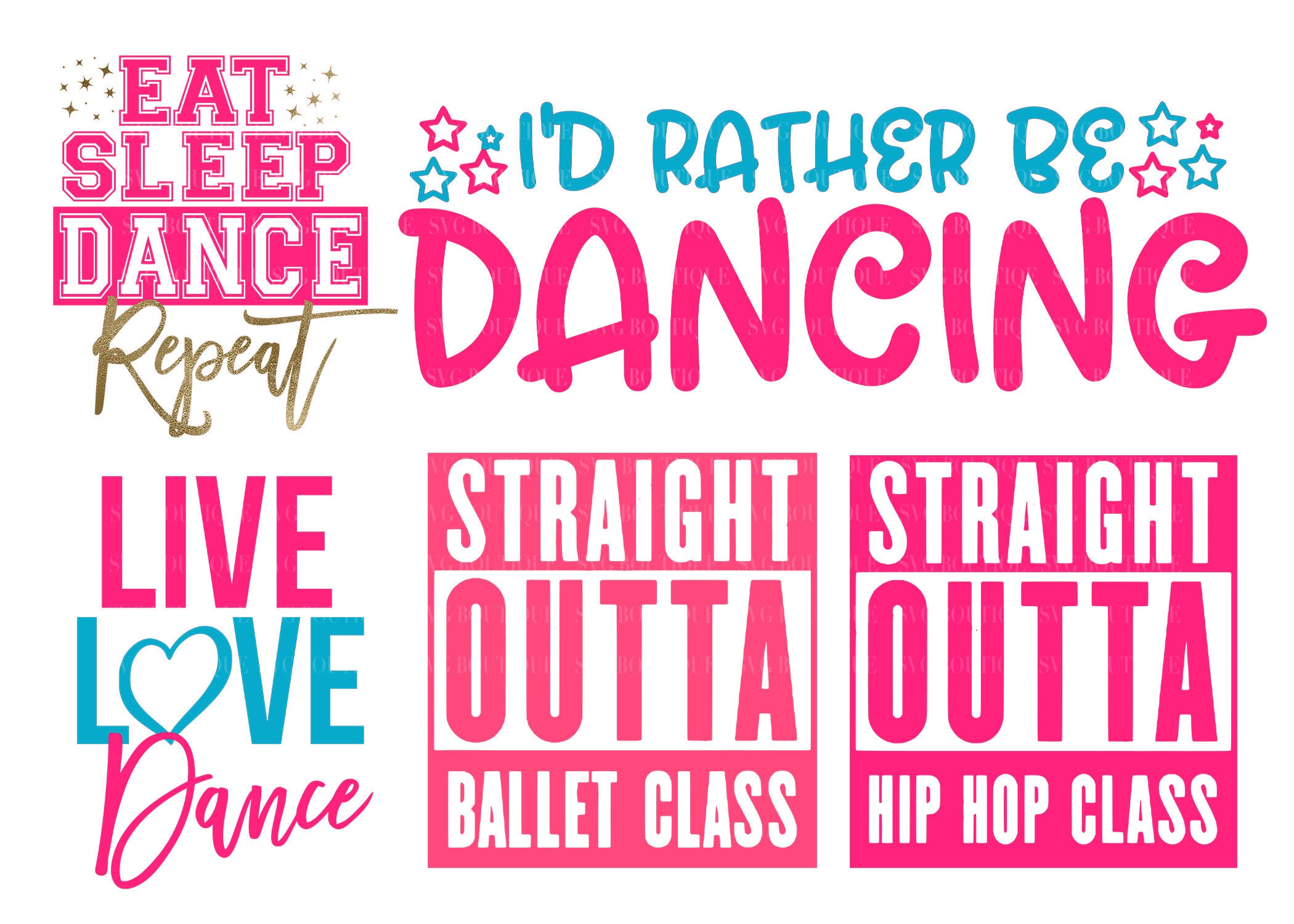 Dance SVG Bundle Dance SVG Files Dance Team Dance Mom Svg | Etsy