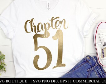 51st Birthday Svg | Etsy