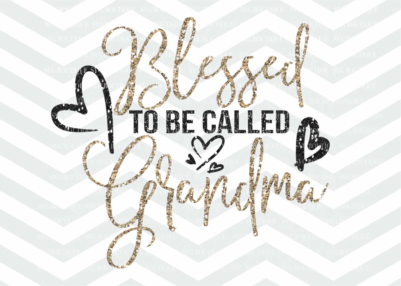 Blessed To Be Called Grandma Svg File Grandma Cut File Etsy