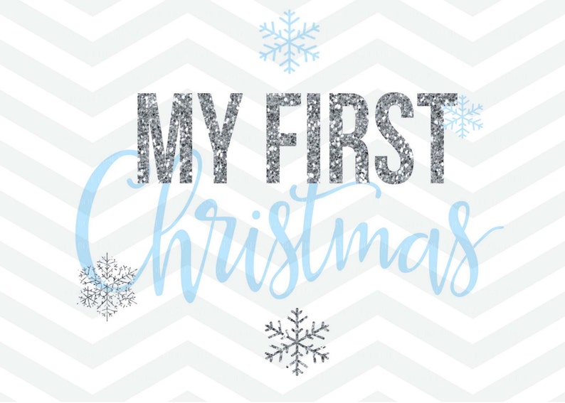 My First Christmas SVG File Christmas File Baby Toddler - Etsy UK