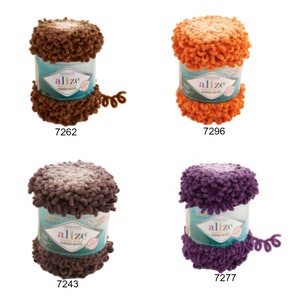 ALIZE PUFFY Fine Ombre Color LOOPY Yarn Novelty Baby Yarn - Etsy Canada