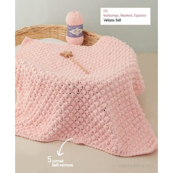 Sewing & Fiber Grey velvet yarn Alize Velluto Soft baby yarn Macrame ...