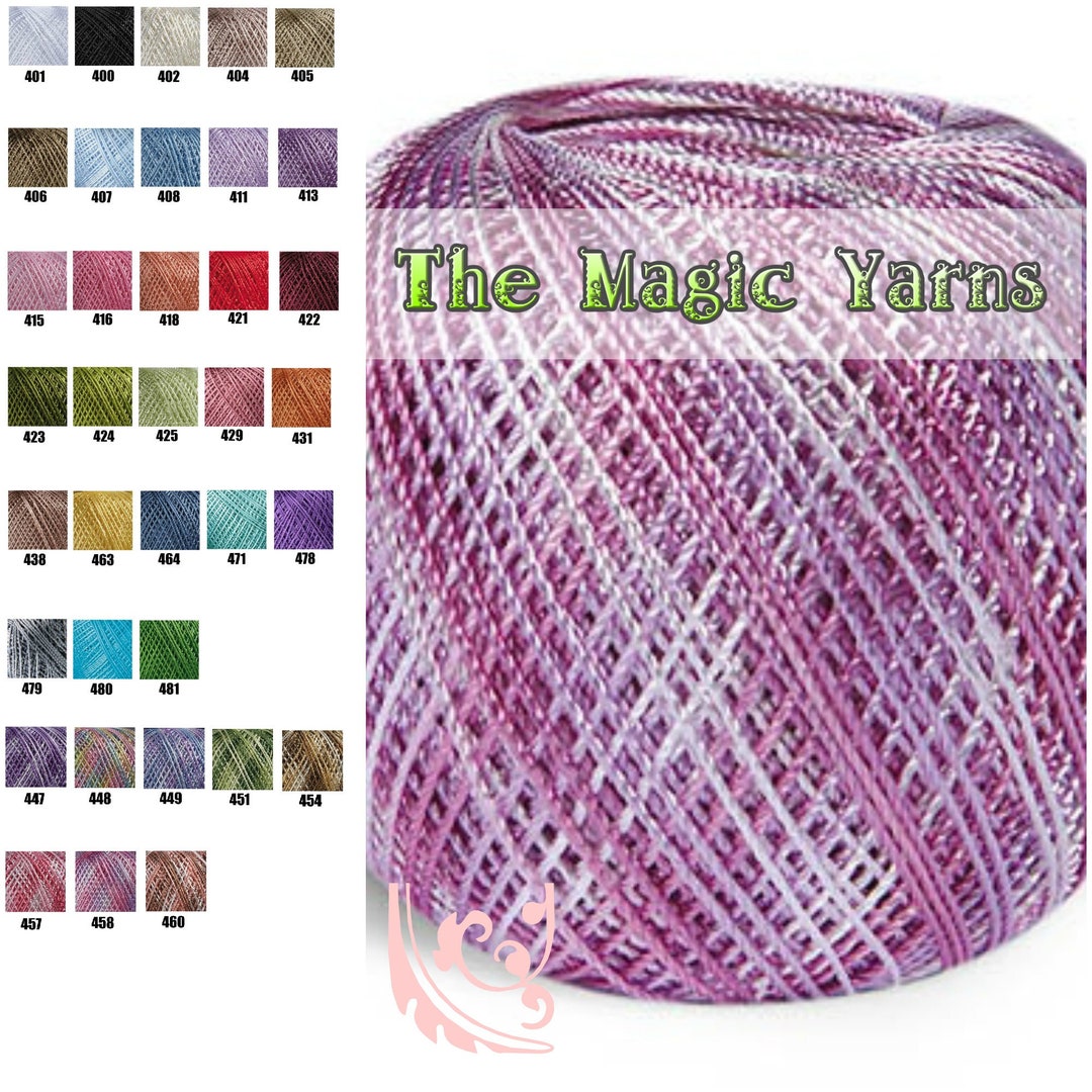 YARN ART TULIP Microfiber Acrylic Thread Size 5 Crochet - Etsy Canada