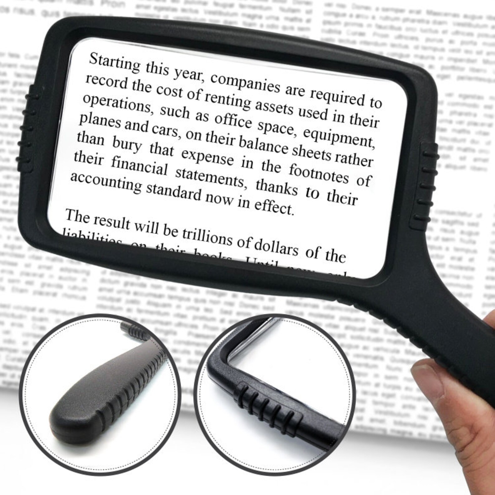 Jumbo Size Magnifying Glass Wide Horizontal Lens3x - Etsy