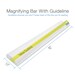 6" Magnifying Bar Magnifier With Guide Line -2x Magnification - Etsy