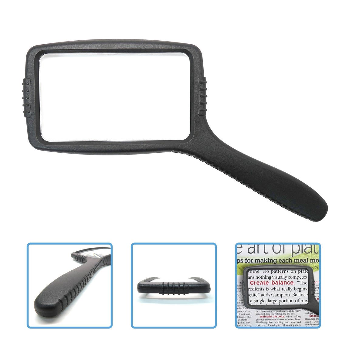 Jumbo Size Magnifying Glass Wide Horizontal Lens3x - Etsy