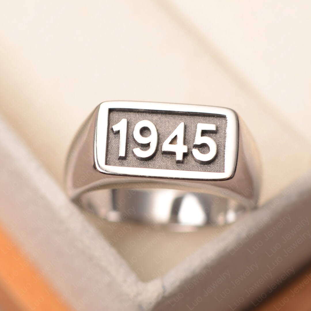 Number Ring,year Ring,date Ring,personalized Number,customized Date ...