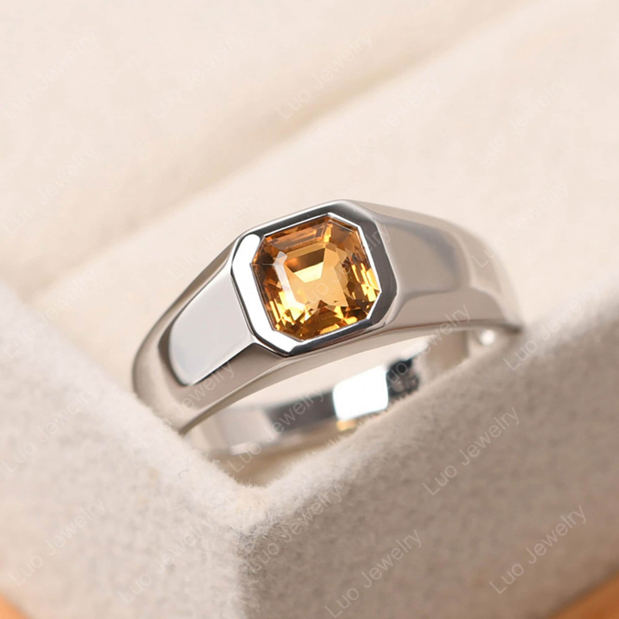Citrine Rings For Men