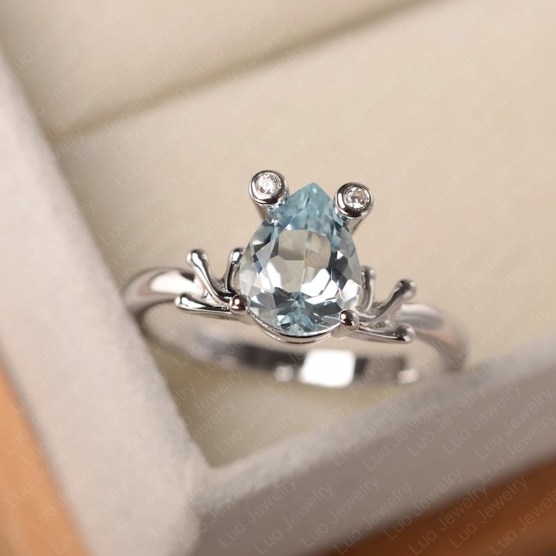 Engagement Frog Ring - Etsy