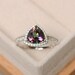 Mystic Topaz Ring Triangle Cut Rainbow Topaz Gemstone - Etsy