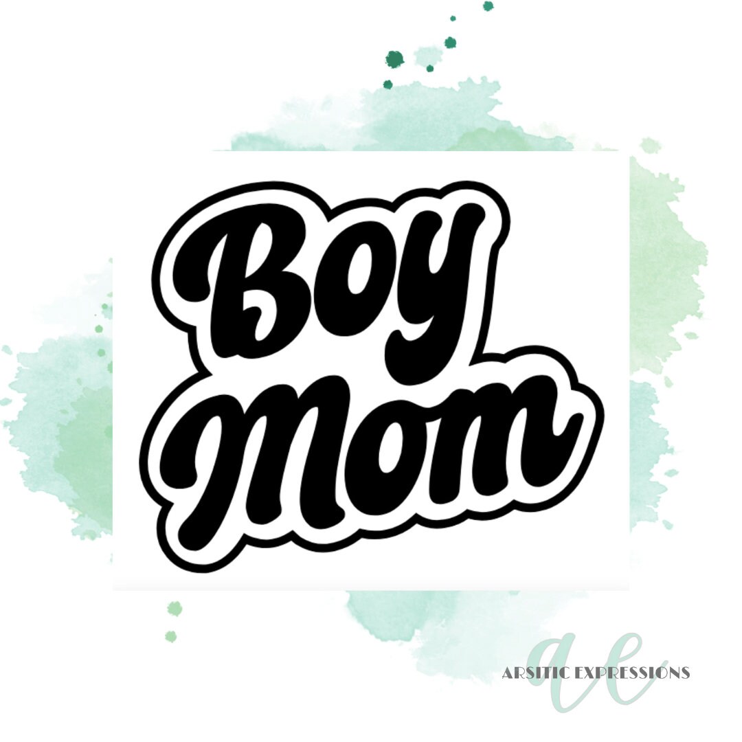 Boy Mom Car Decal Permanent Sticker - Etsy