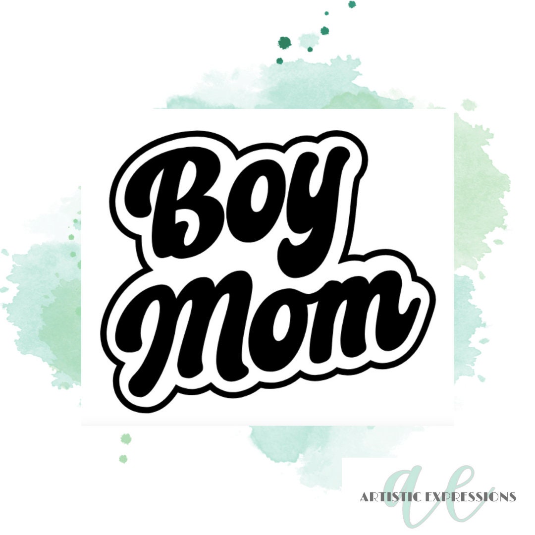 Boy Mom Car Decal Permanent Sticker new Mom, New Car Gift, Mama Bear ...