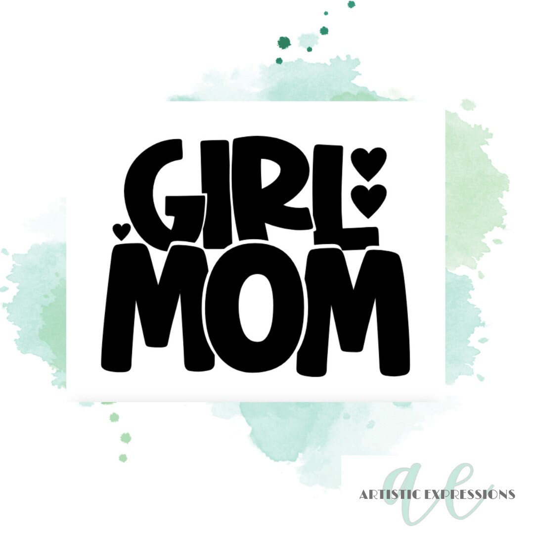 Girl Mom Car Decal Permanent Sticker new Mom, New Car Gift, Mama Bear ...