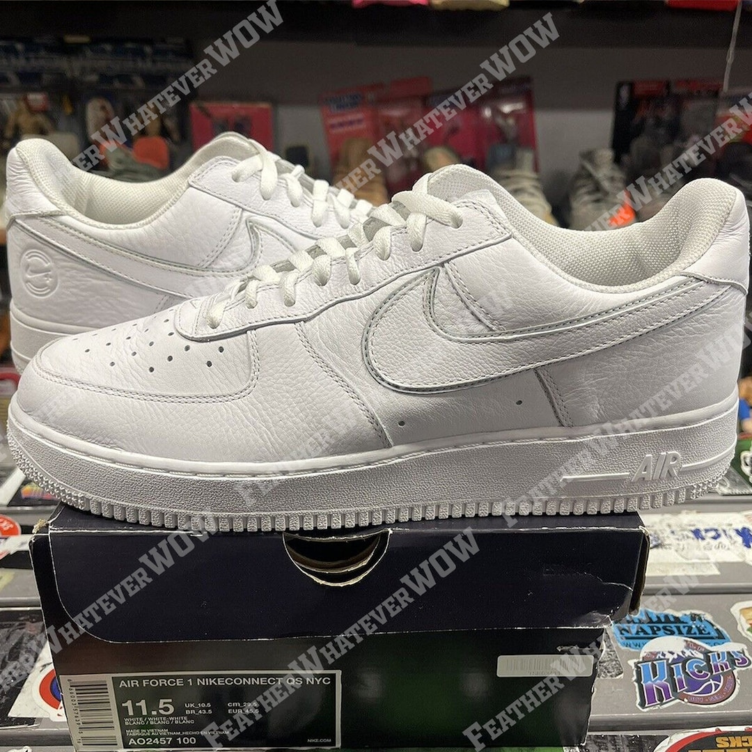 Air Force 1 AF1 QS NYC Sneakers WHITE Sneakers - Etsy