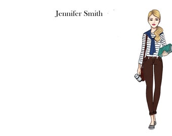 Girly Note Cards - Etsy