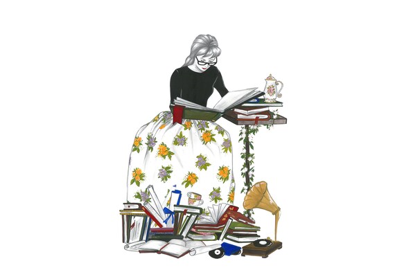 Personalized Stationery / Custom Stationery / Book Lover | Etsy