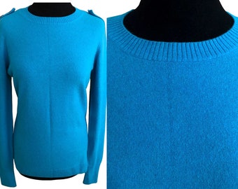 Turquoise Blue Sweater - Etsy