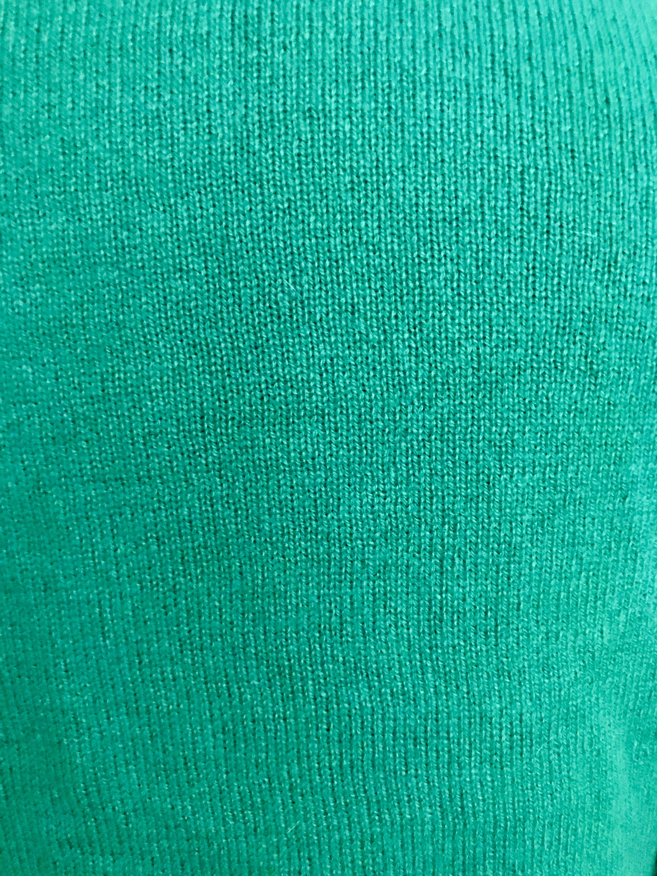 100% Luxury Bright Emerald Green Cashmere Cardigan, Thick Cashmere Crew ...