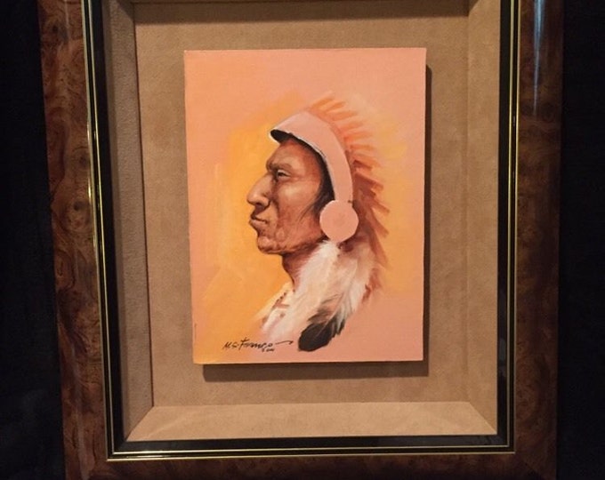 M.S. Franco Original Oil Painting- Native American Art - Southwest Art ...